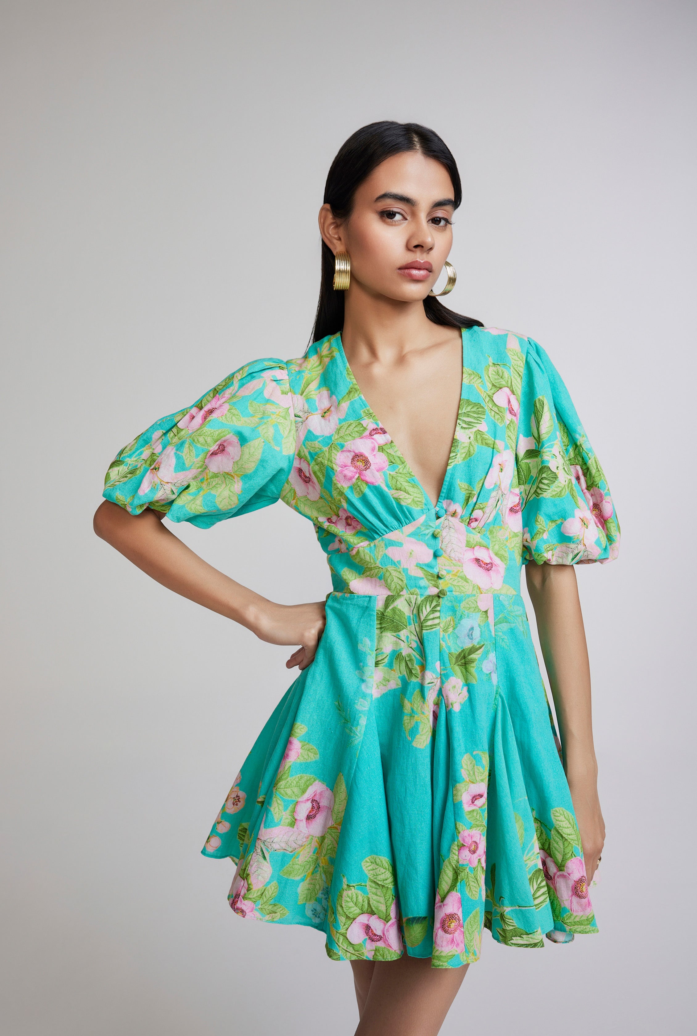 Azra Short Dress – Hemant & Nandita - India