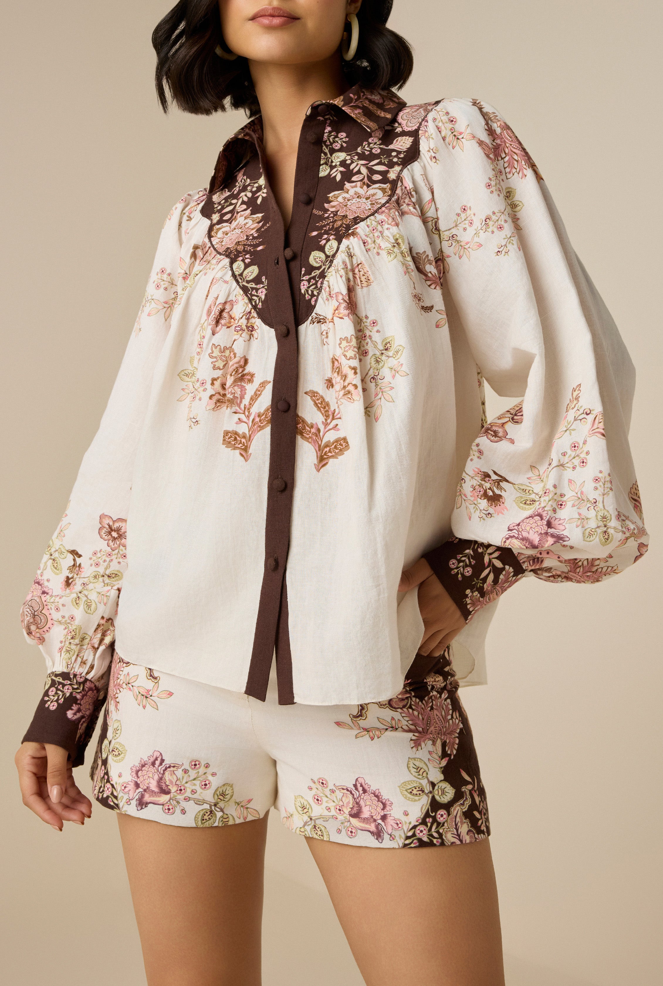 Diza Yoke Shirt carries a quiet grace for soft mornings. – Hemant ...